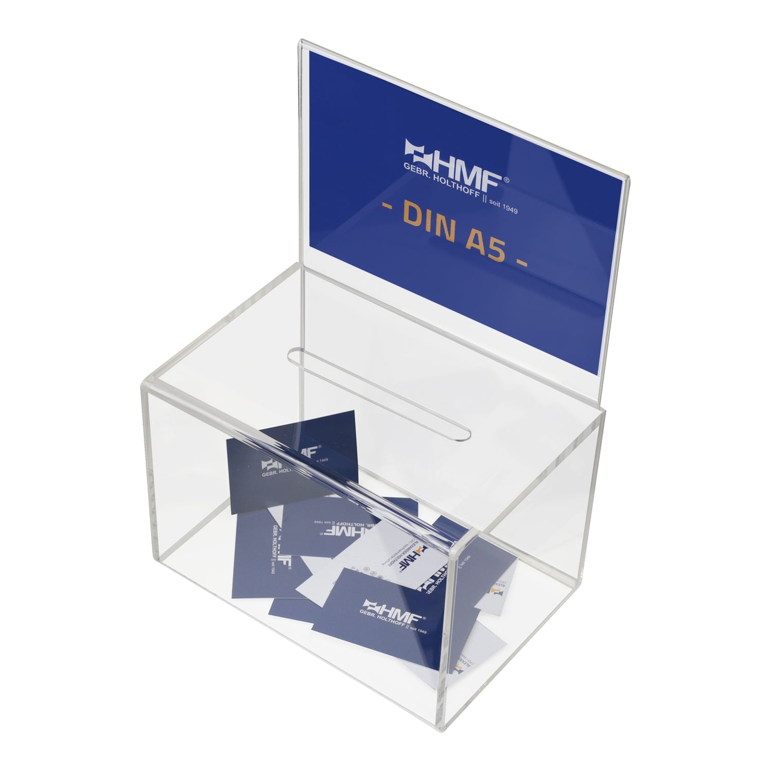 Spendenbox Acryl Din A4 bei HMF kaufen